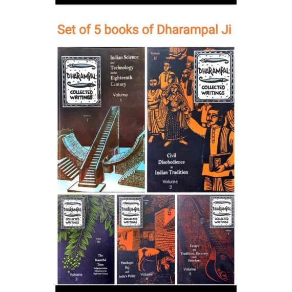 5 Book Set Dharampal – Collected Writings (Volume 1 to 5) – Gaudhuli ...